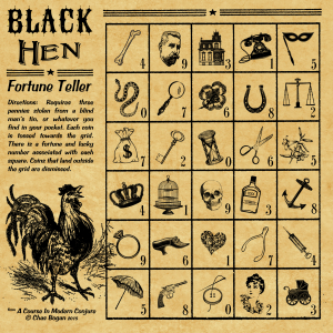 Free 'Black Hen' Throwing Chart - Modern Witch University